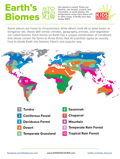Earth’s Biomes | Kids Discover Online