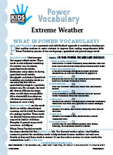 Power Vocabulary: Kids Discover Extreme Weather | Kids Discover Online