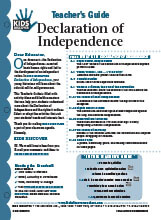 Teacher's Guide: Kids Discover The Declaration | Kids Discover Online